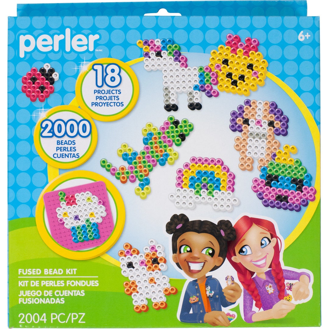 Perler Fun With Beads Small Box Kit, Multicolor 2000 Pieces - Etsy