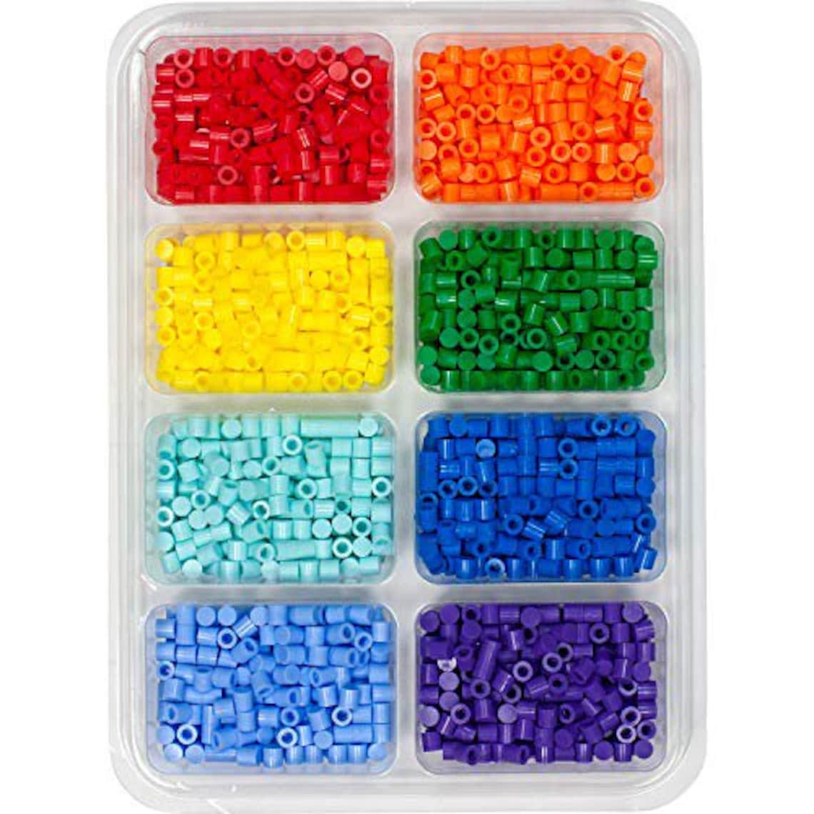 Perler™ Cap Bead Tray-primary 2000 Pieces Pre-sorted - Etsy