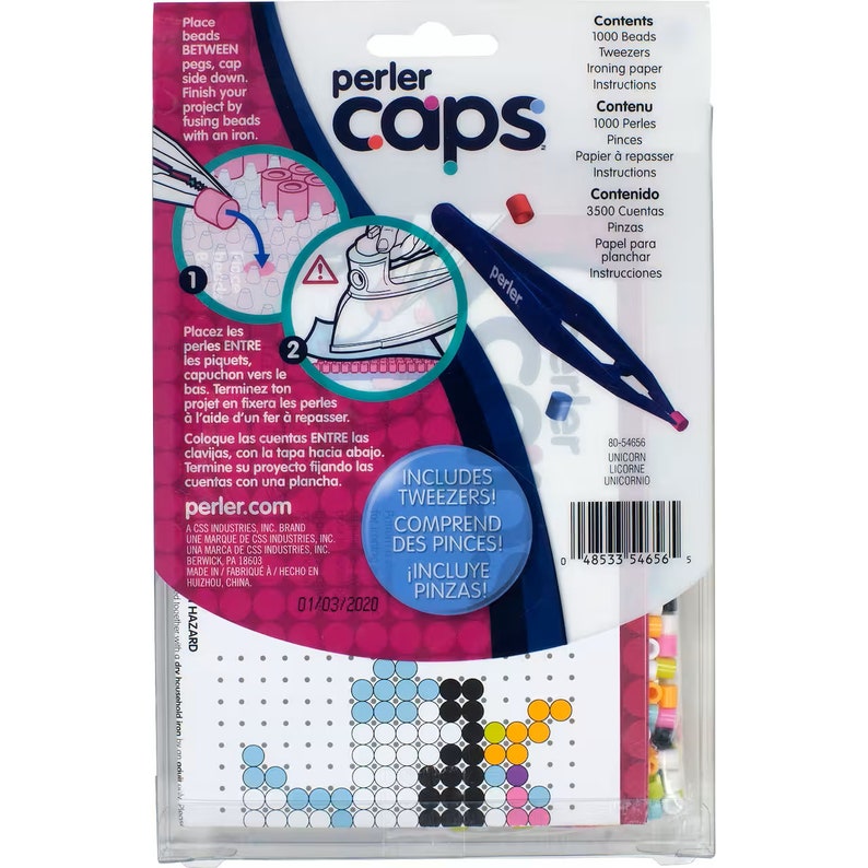 Perler Caps™ Unicorn Starter Kit, 1,000 Ct. - Etsy