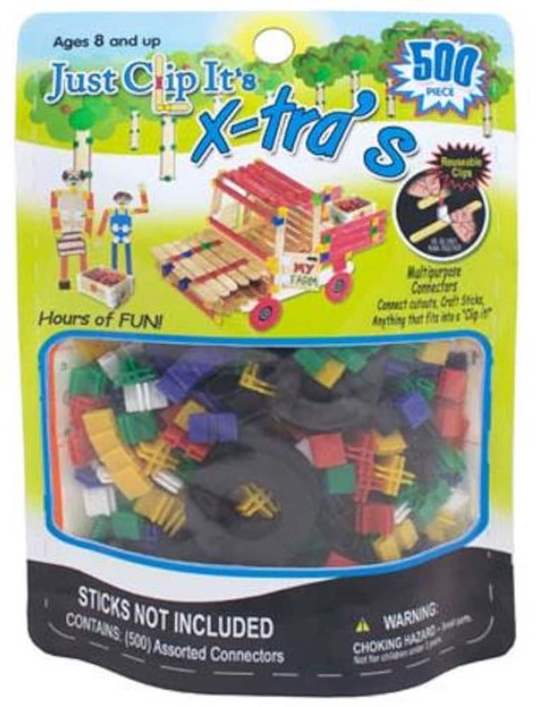 Just Clip It - Clip Its Connectors Bulk Pack Xtras 500 Pieces - Etsy