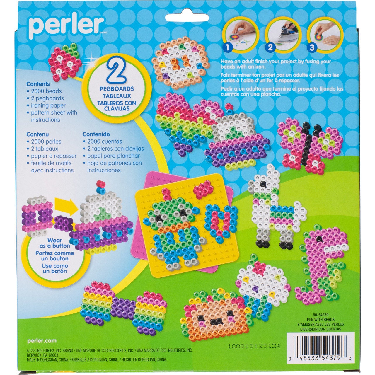 Perler Fun With Beads Small Box Kit, Multicolor 2000 Pieces - Etsy