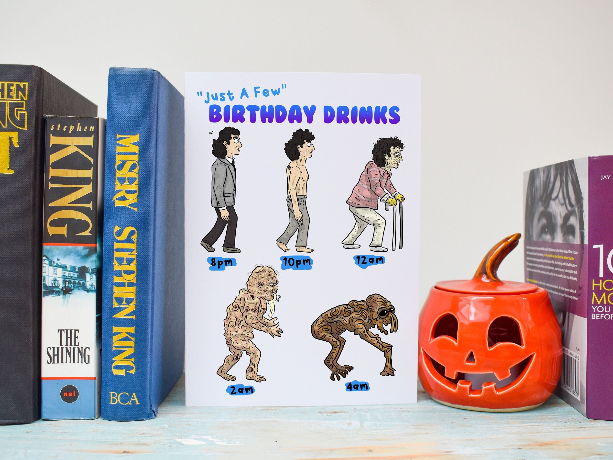 The Fly Inspired Birthday Card, Horror Birthday Card, Horror Movie ...