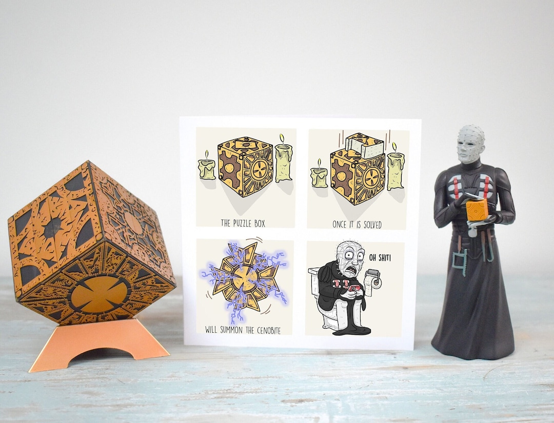 Hellraiser Birthday Card, Hellraiser Card, Horror Movie Card, Pinhead ...