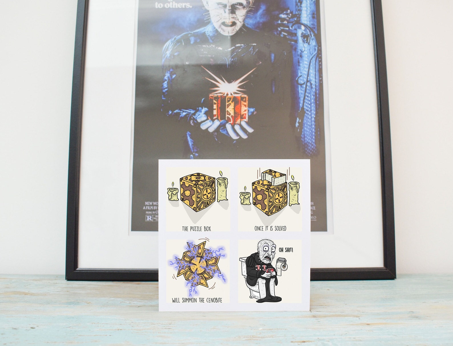Hellraiser Birthday Card, Hellraiser Card, Horror Movie Card, Pinhead ...