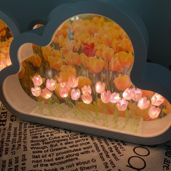 Tulip Cloud Mirror - Etsy