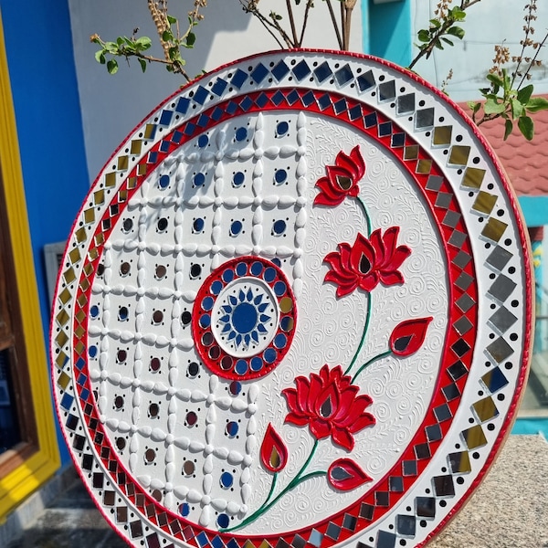 Lippan Art Mirror - Etsy Australia