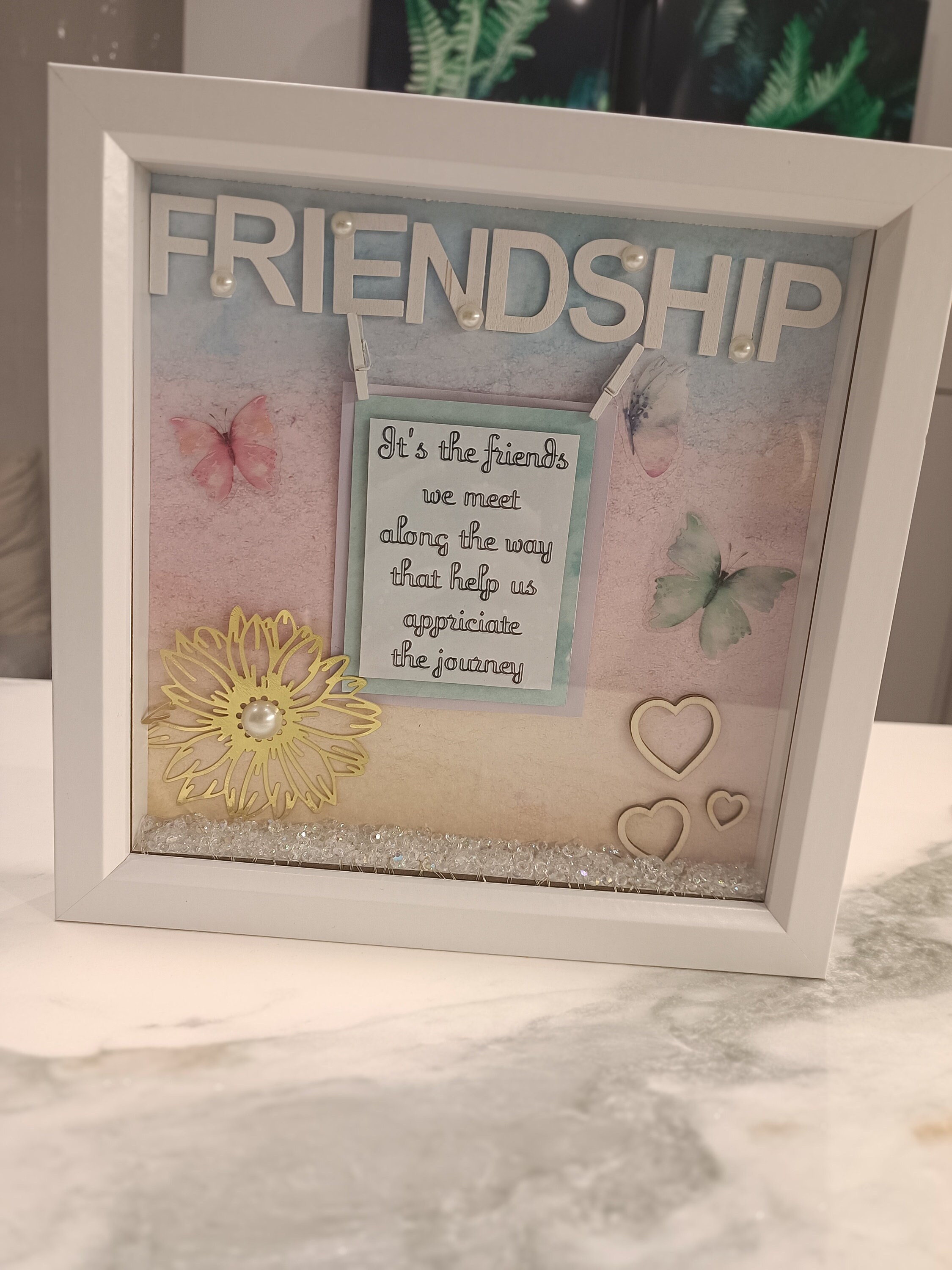 Friendship Shadow Box With Lights - Etsy