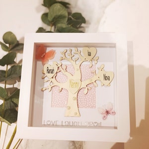 Family Tree Shadow Box - Etsy