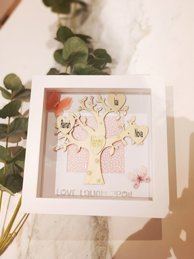 Family Tree Shadow Box - Etsy