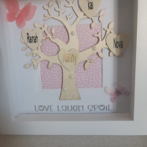 Family Tree Shadow Box - Etsy