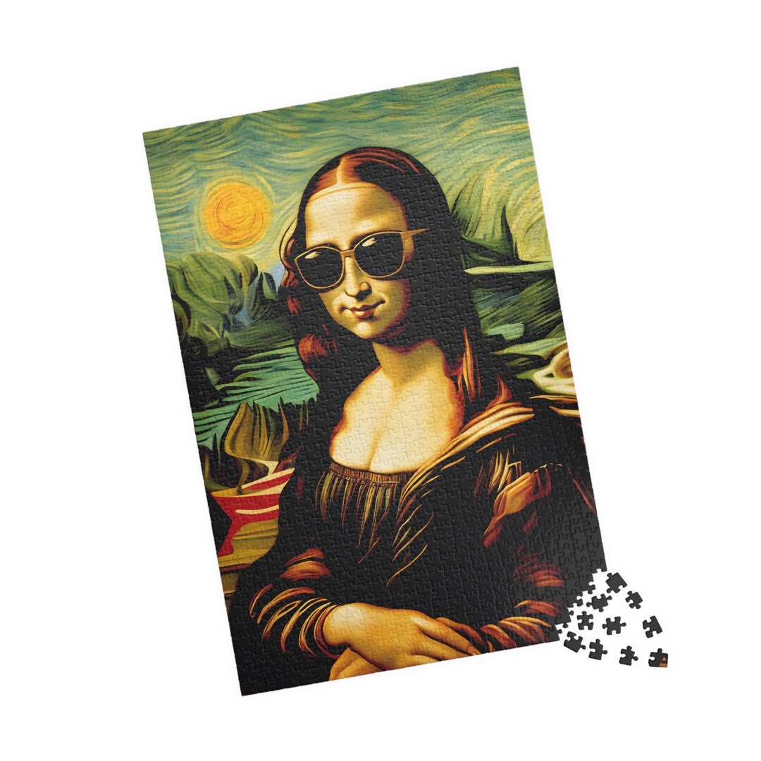 Classic Painting Mona Lisa Jigsaw Puzzle PCS Custom Artist for Adults Vintage Wall Art - Etsy