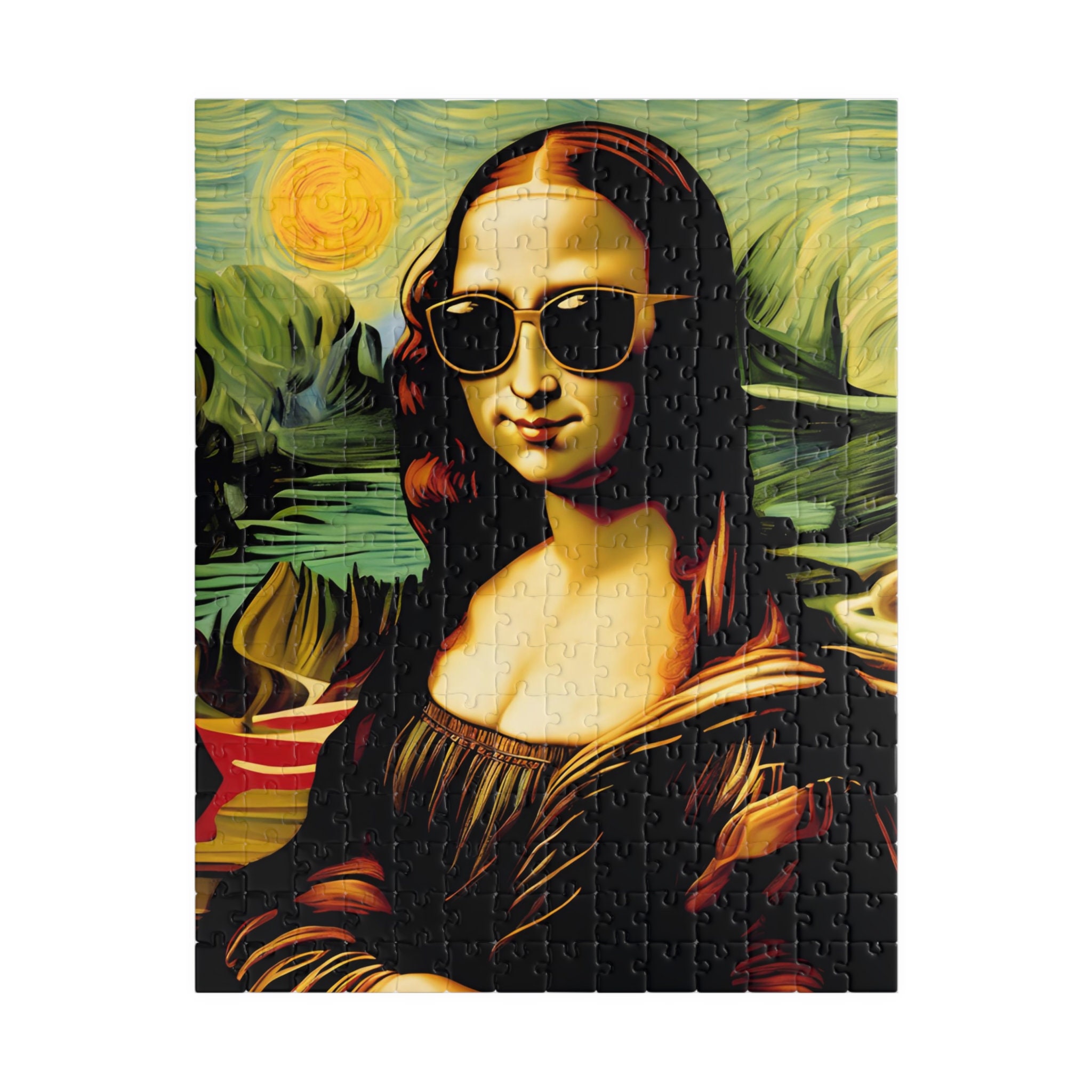 Classic Painting Mona Lisa Jigsaw Puzzle PCS Custom Artist for Adults ...