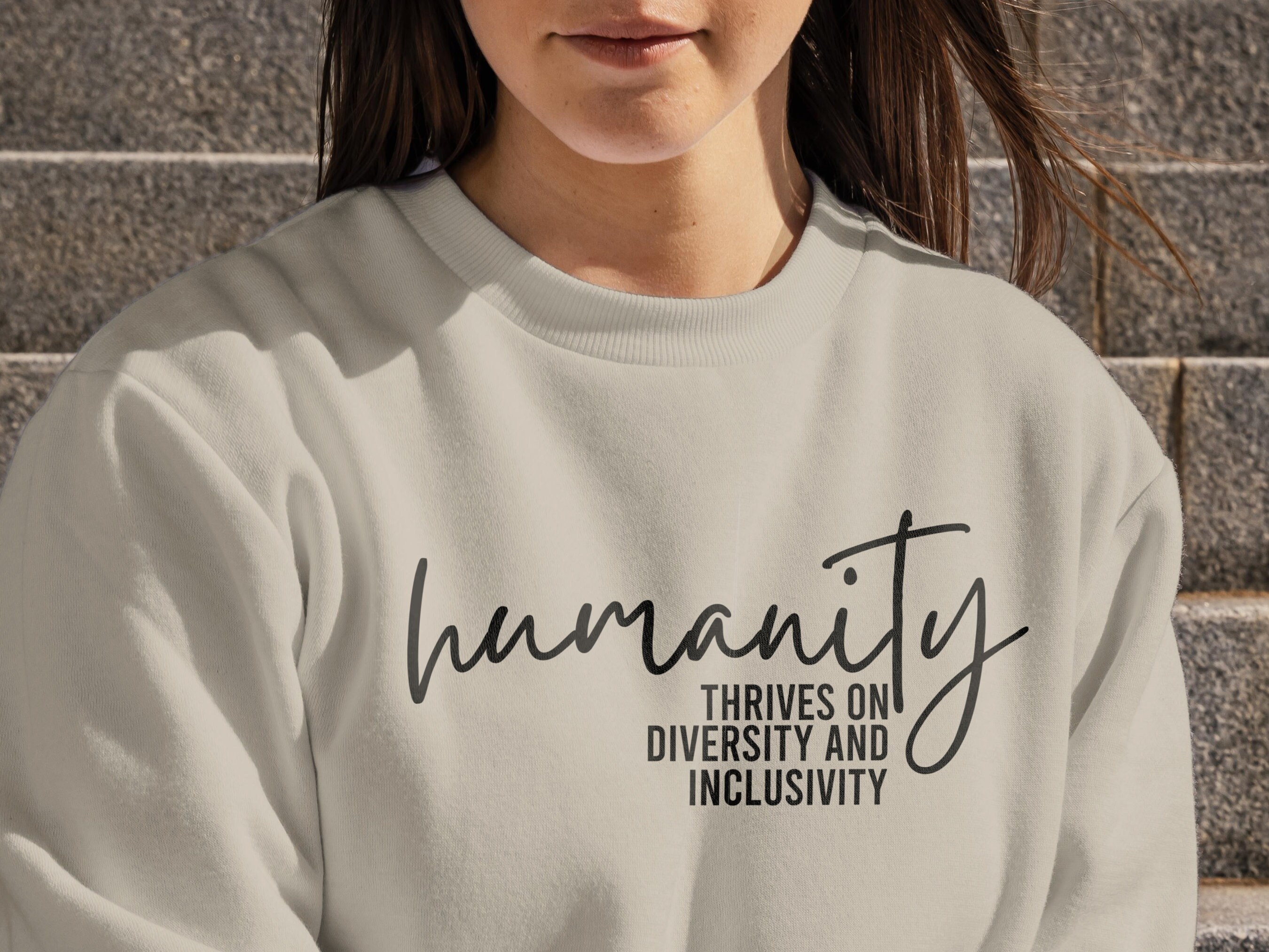 Humanity Thrives on Diversity & Inclusivity SVG PNG, Humanity Svg, Self ...
