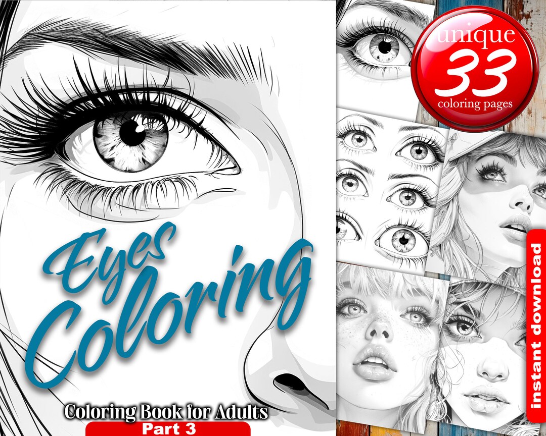 Magic Eyes - Makeup Style - Beautiful Woman Grayscale Portrait - Adult ...