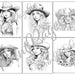 Queen of Cowgirl, Western Wild West, Coloring Book for Adult, 30 ...