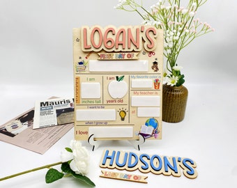 Interchangeable Back to School Sign 1st Day Last Day of School Prop ...