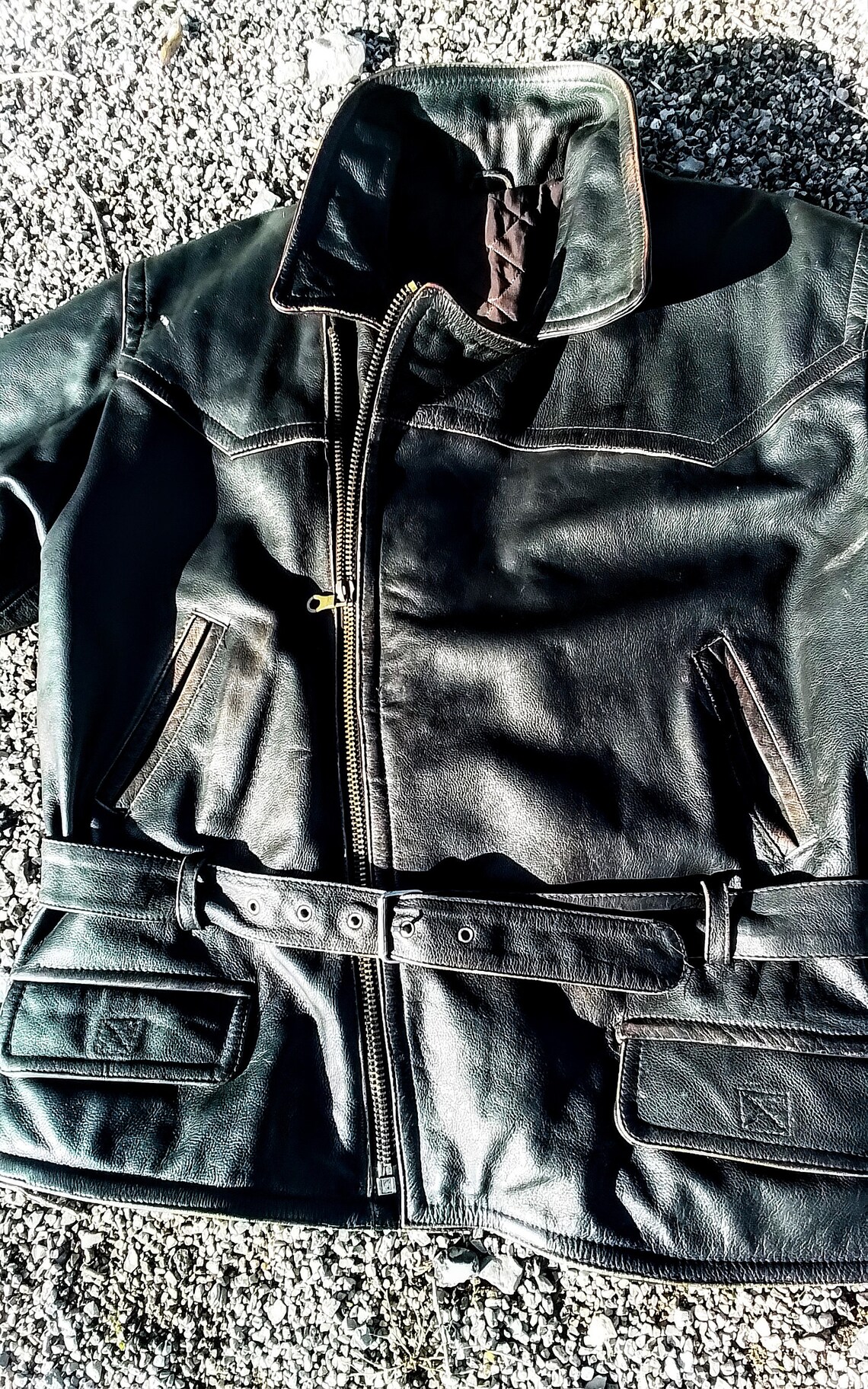 Vintage Motorcycle Jacket Hand Painted - Etsy