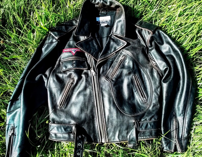 Vintage Motorcycle Jacket - Etsy