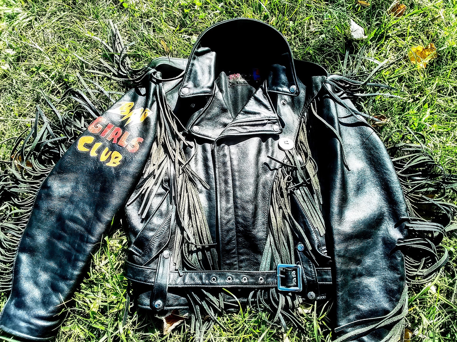 Vintage Motorcycle Jacket Hand Painted Schott - Etsy
