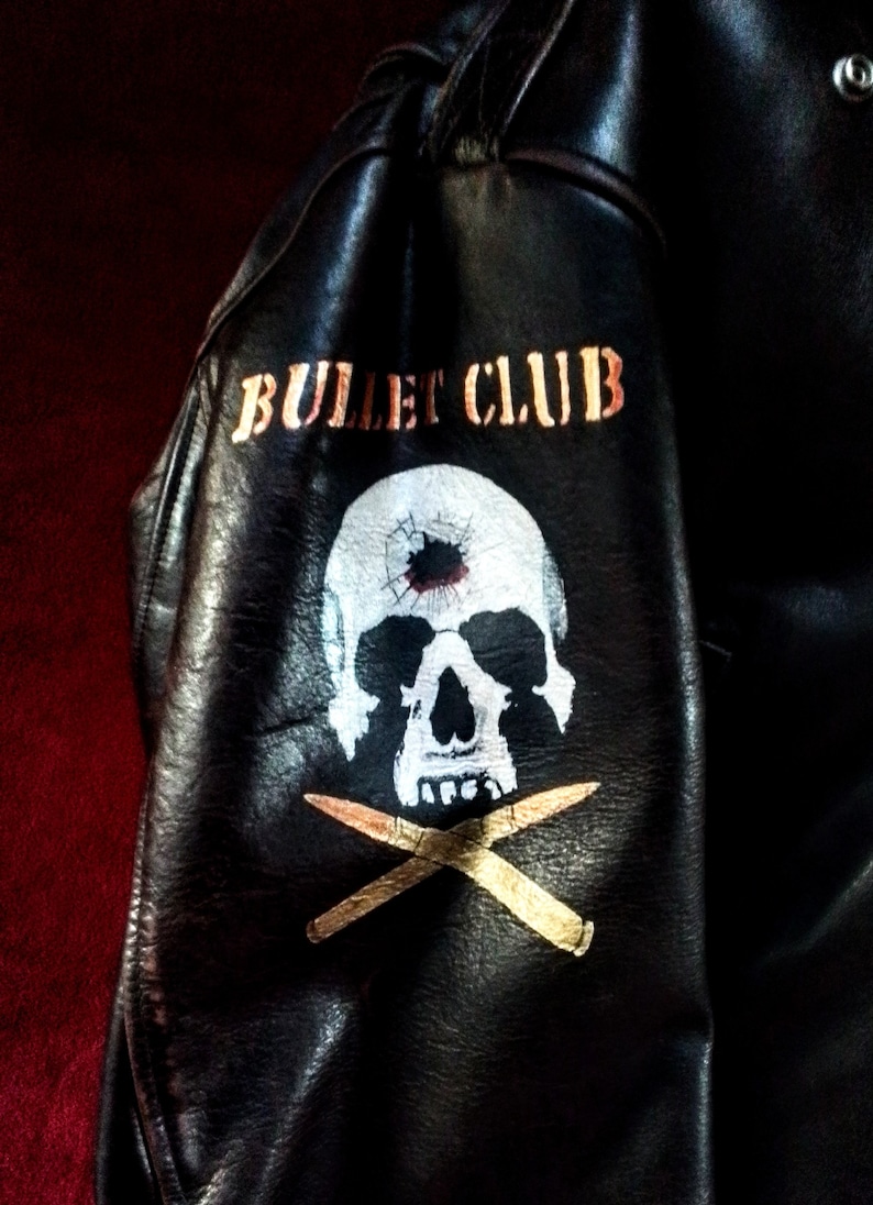 Vintage Motorcycle Jacket Hand Painted - Etsy