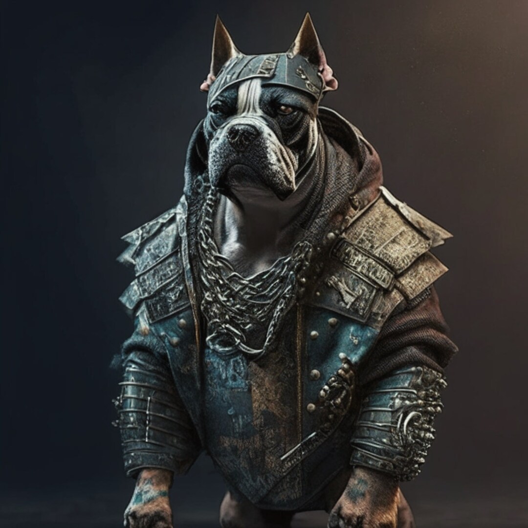 Gangster Dog, Body Armor, Printable, Wall Art Painting/poster, Digital ...