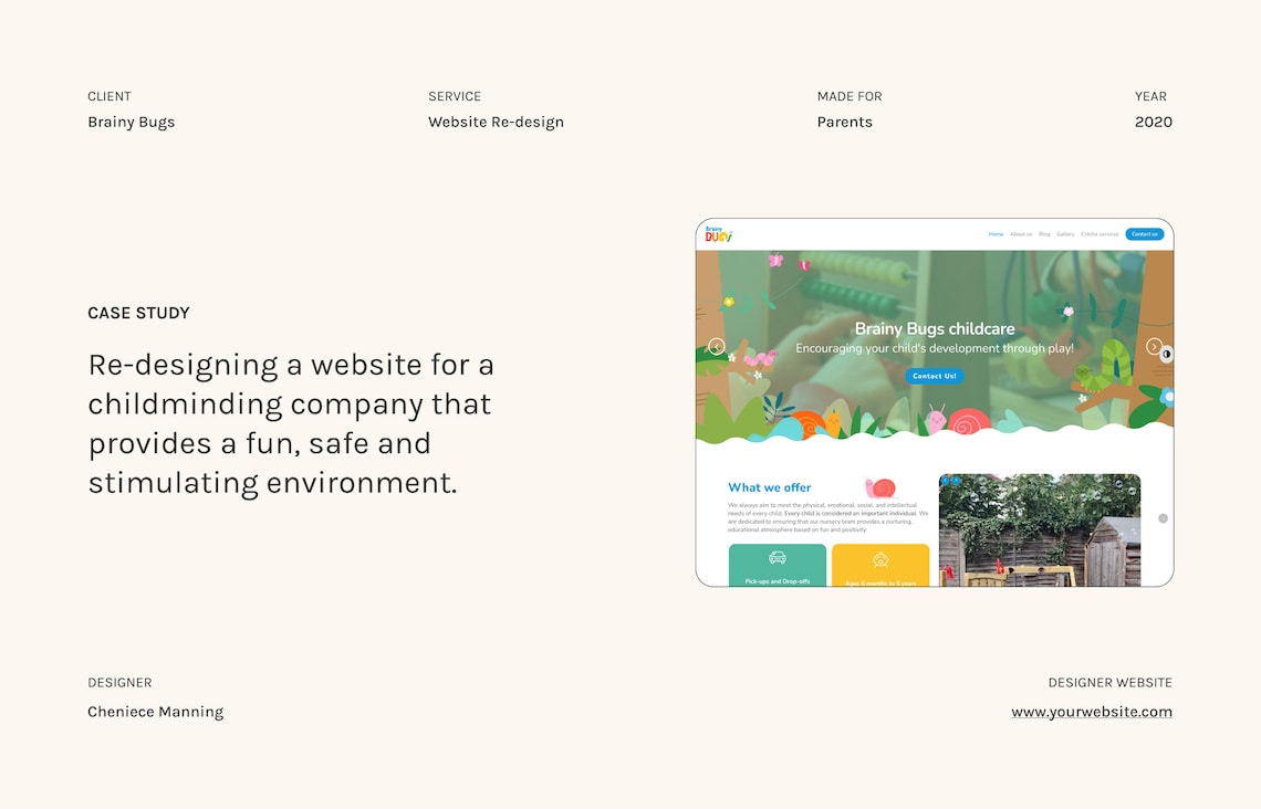 Figma Case Study Template | Made in Figma | Editable | for Freelancers ...
