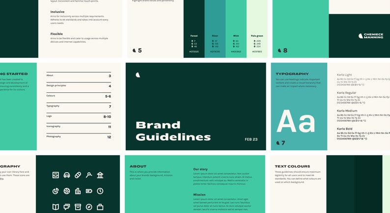 Figma Brand Guidelines Template Made in Figma Editable for Freelancers ...