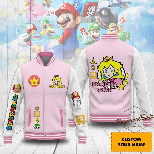 Super Mario Princess Peach Jacket - Etsy