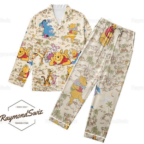 Winnie the Pooh Adult Pajamas - Etsy