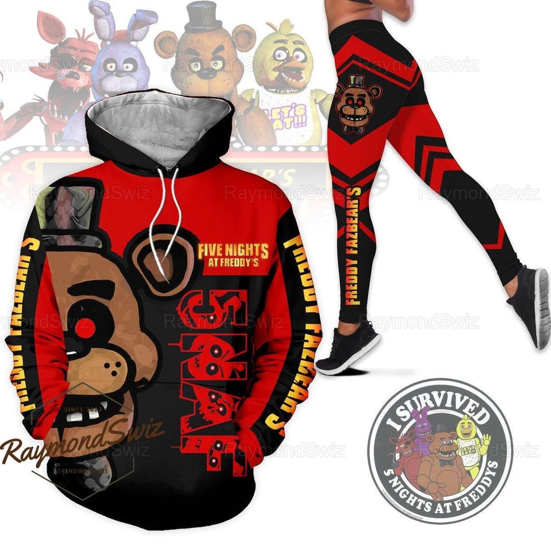 Freddy Fazbear's Hoodie, Freddy Fazbear Legging, Five Nights at Freddy ...