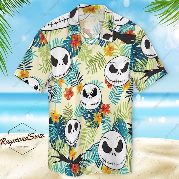 Jack Skellington Button Shirt - Etsy