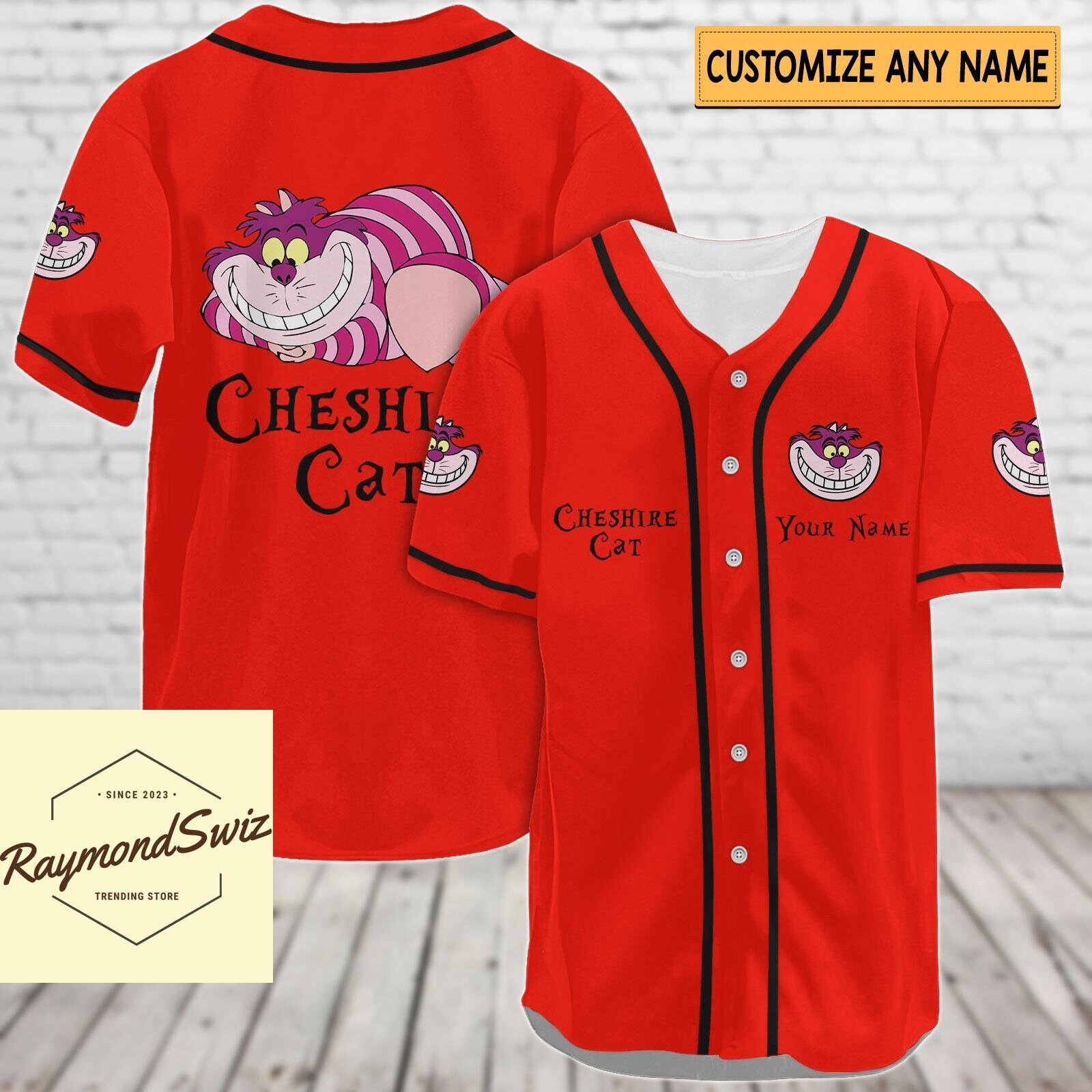 Cheshire Cat Jersey Shirt, Custom Cheshire Cat Jersey, Alice In ...