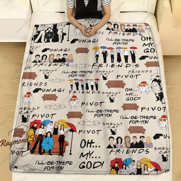 Friends Blanket Tv Show - Etsy