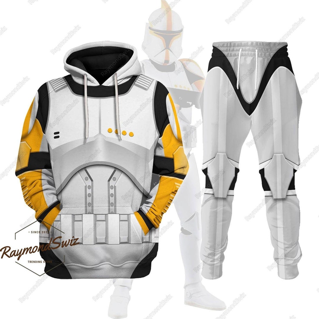 Clone Trooper Commanders Hoodie, Star Wars Costume, Star Wars Clone ...
