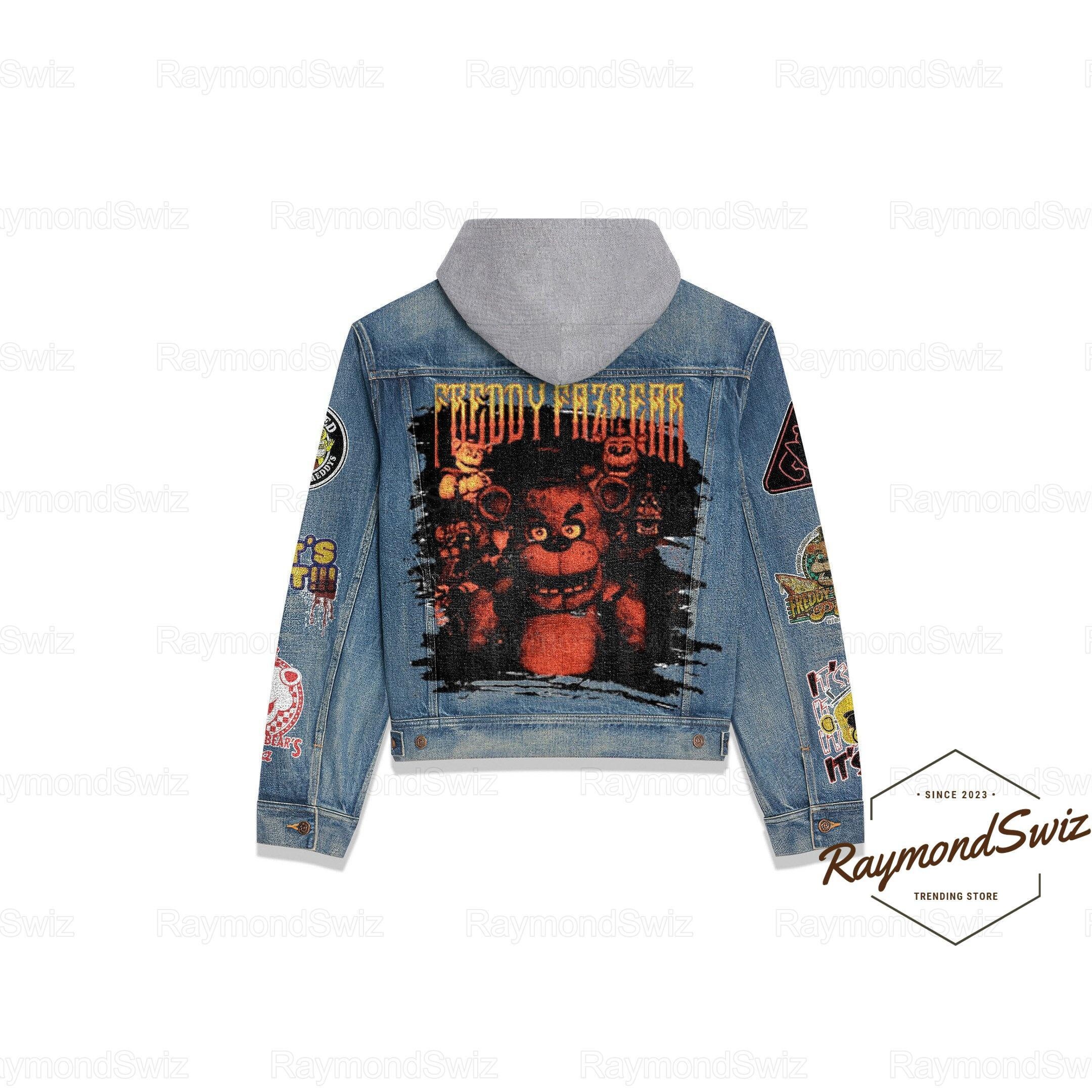 Five Nights At Freddy's Youth Denim Jacket, Freddy Fazbear Jean Jacket ...