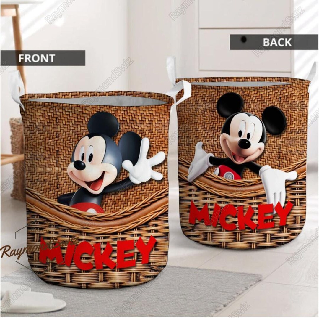 Mickey Laundry Basket, Disney Mickey Storage Bins, Mickey Mouse Storage ...