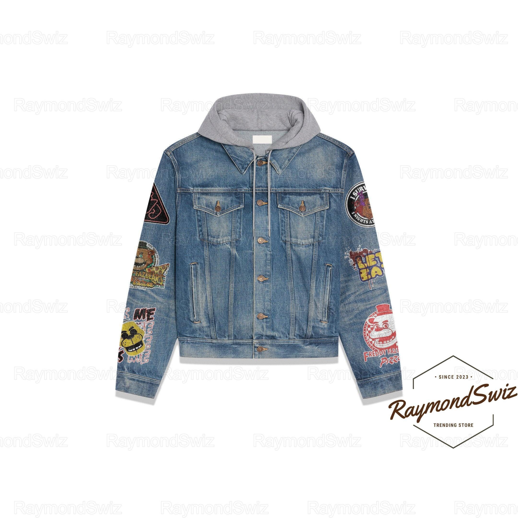 Five Nights At Freddy's Youth Denim Jacket, Freddy Fazbear Jean Jacket ...