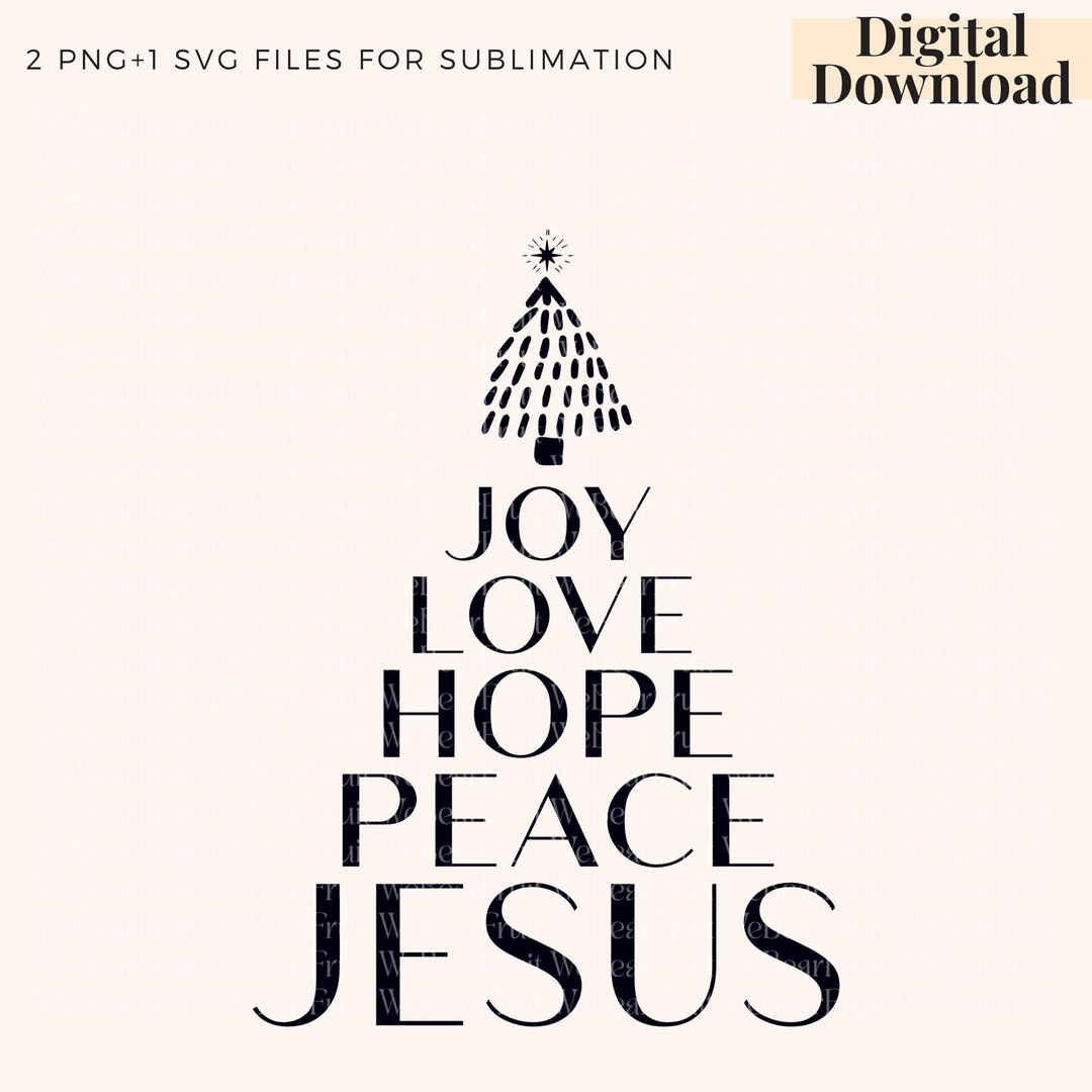 Christian Christmas SVG Png,faith Christmas Svg,jesus Christmas ...
