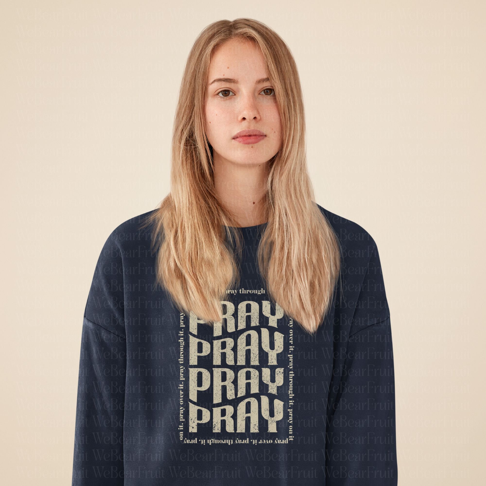 Pray on It Png Pray Over It Pray Through Ittrendy Christian - Etsy