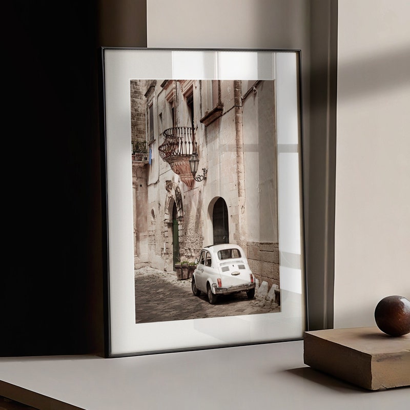 Fiat 500 Art Prints - Etsy