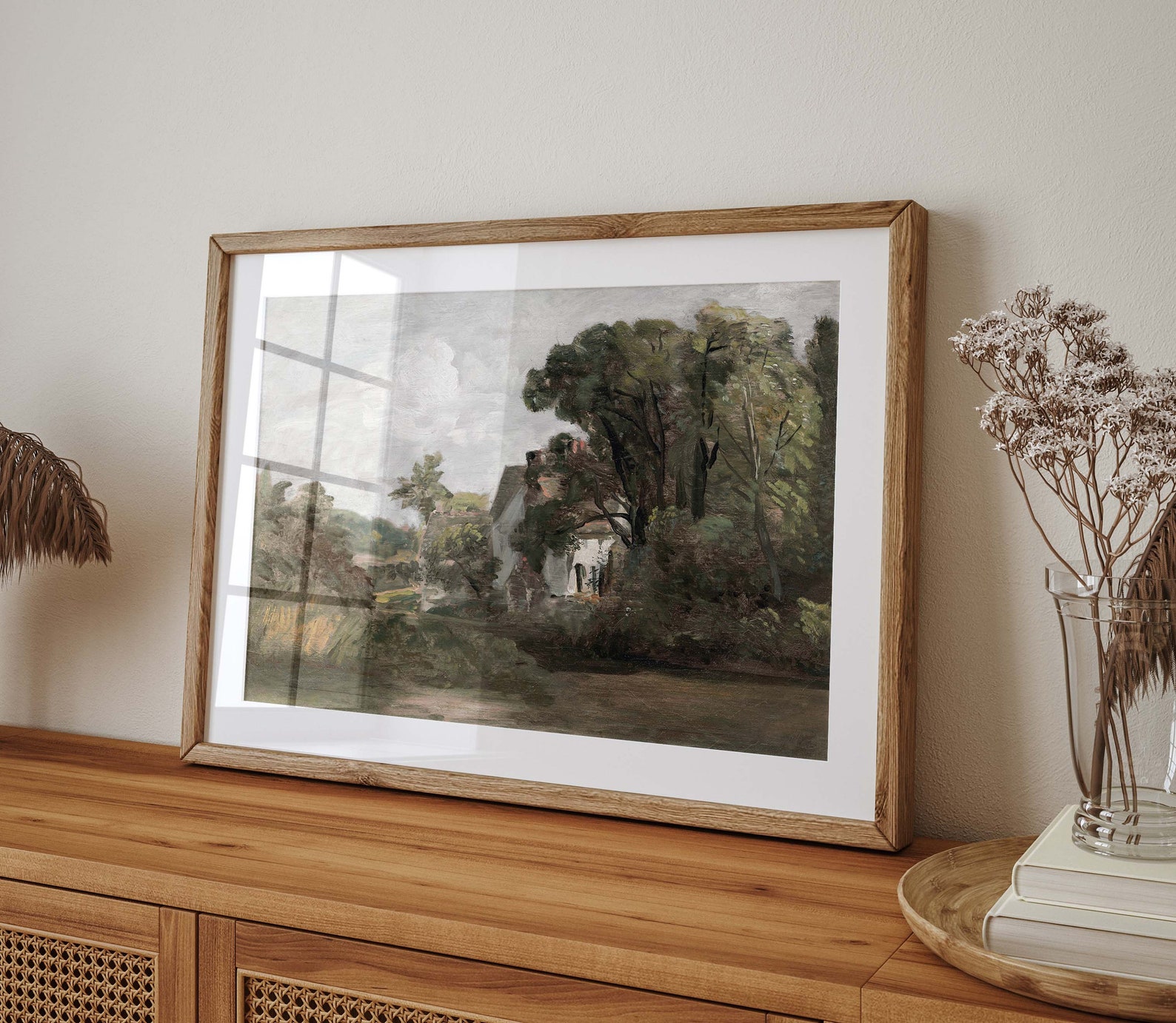 John Constable Willy Lott's House Vintage England Country Cottage Oil ...