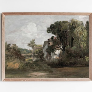 John Constable - Willy Lott's House | Vintage England Country Cottage ...