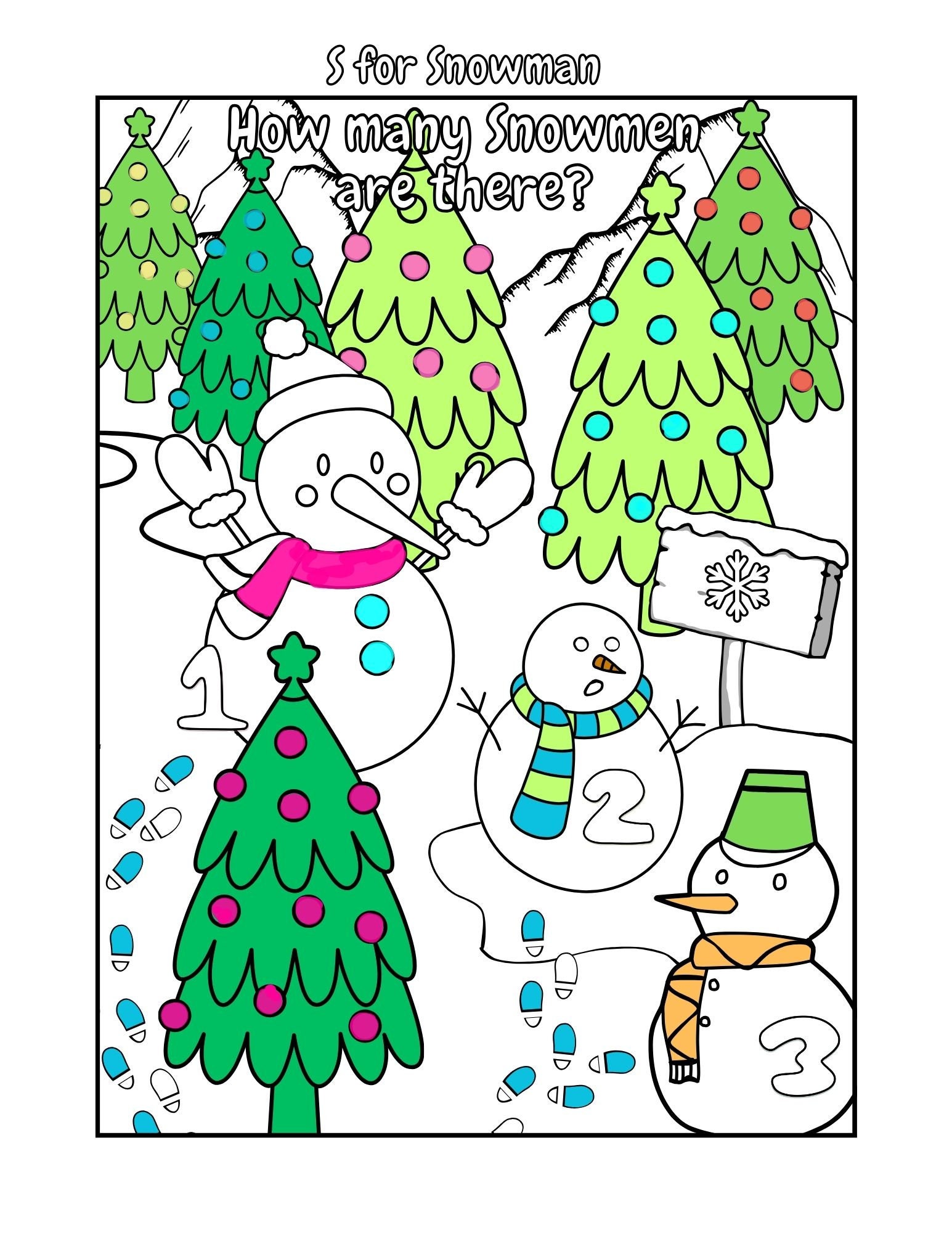 Festive Christmas Alphabet Coloring Activity Sheets for Early Education ...