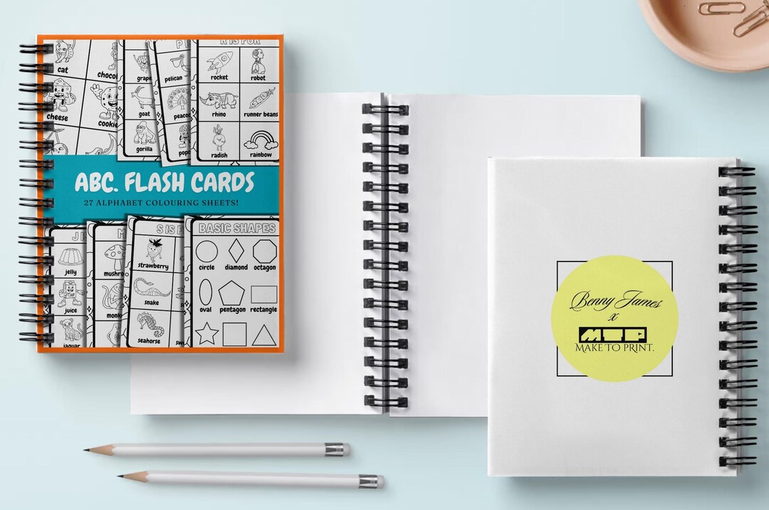 ABC. Flash Cards Activity for Kids Fun Learning Workbook Creative ...