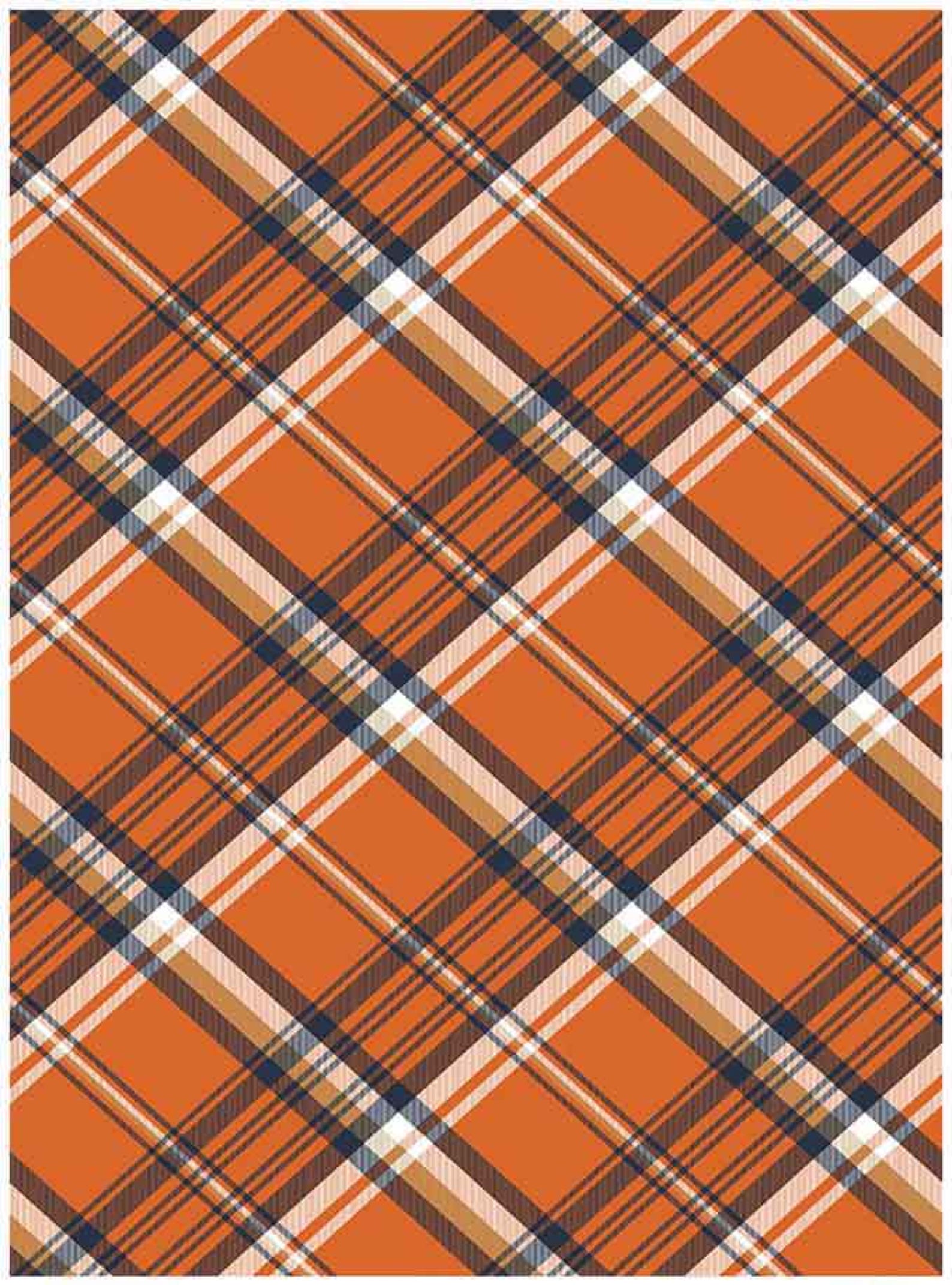 Autumn Plaid Decoupage Paper, Vintage Letter Rice Paper for ...