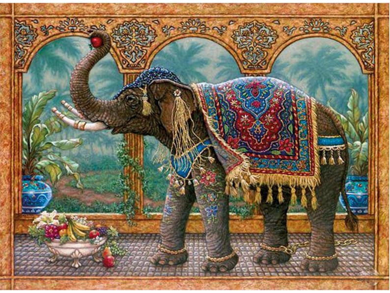 Ethnic Elephant Decoupage Paper for Crafts & Scrapbooking, Rustic ...
