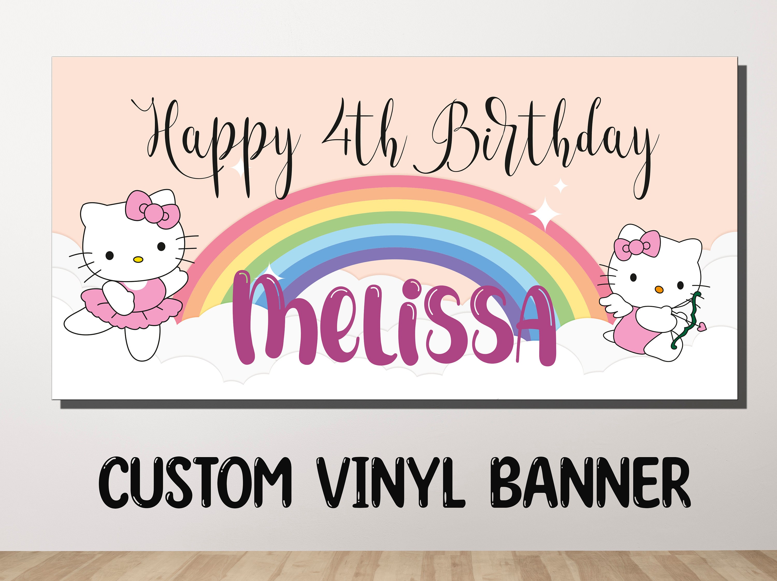 Hello Kitty Happy Birthday Banner
