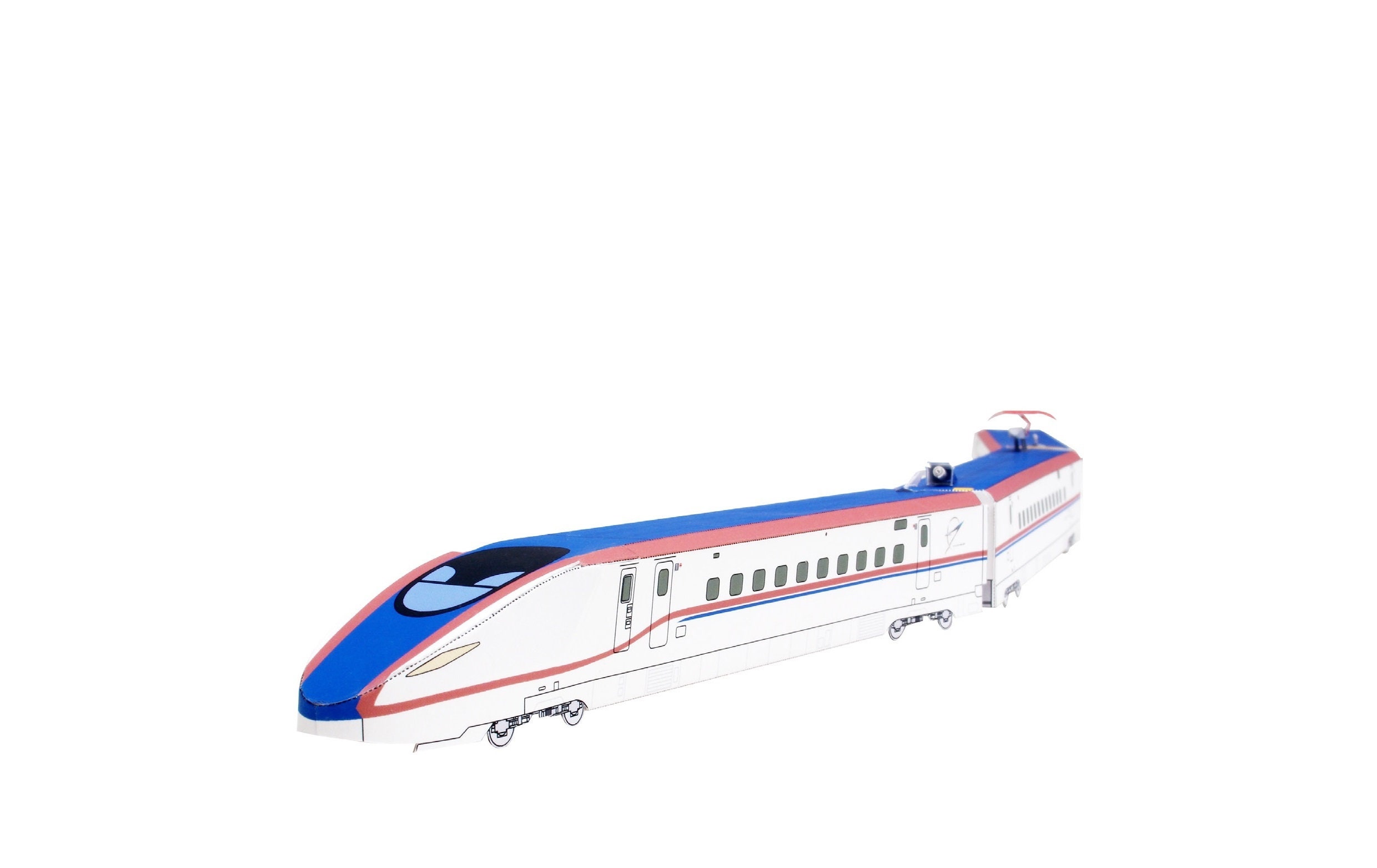 SHINKANSEN Paper Model Kit DIY Paper Model Craft Origami - Etsy