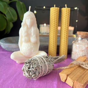 Spiritual Gift Box - Home Aura Cleansing Kit - Energy Ritual Smudge Kit ...