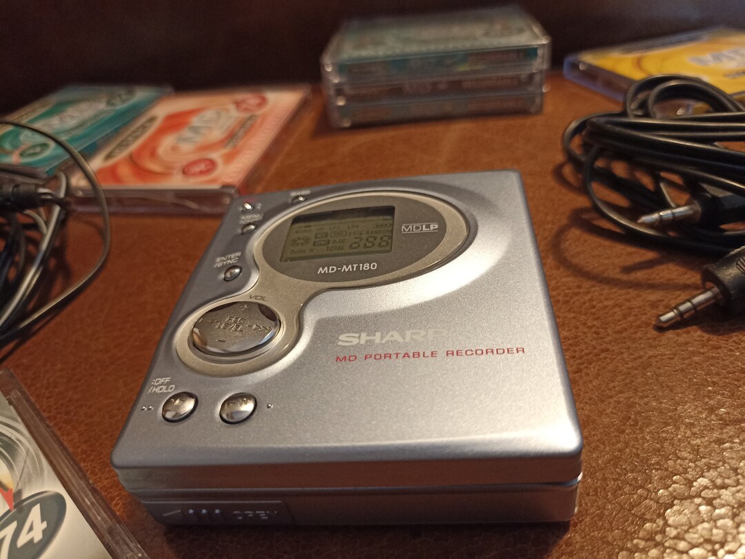 SHARP Mdmt180 Minidisc Recorder Player - Etsy